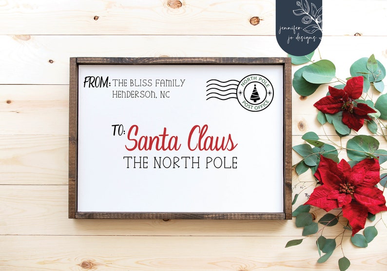 Letter to Santa Svg | Santa Letter Svg | Santa Mail Svg | Christmas ...