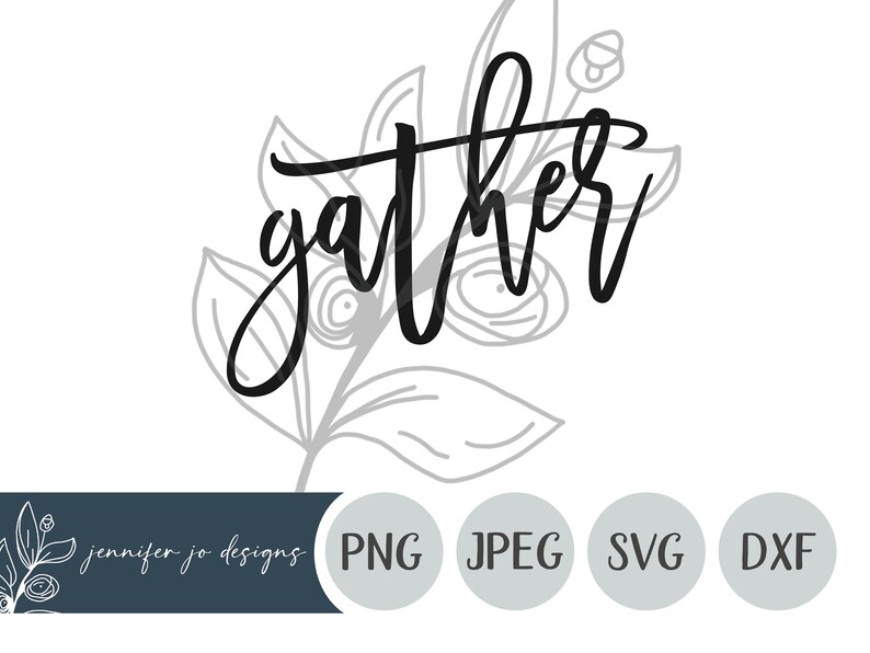 Gather Svg | Fall Svg | Gather Sign Svg | Thanksgiving Svg | Autumn Svg ...