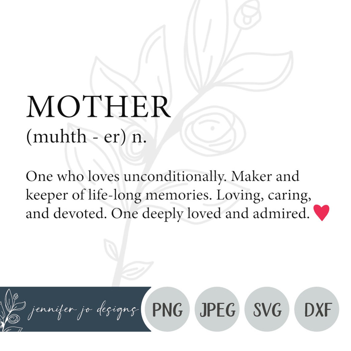 Mom Definition svg Mom quote svg Mom Cut Files Mom SVG | Etsy