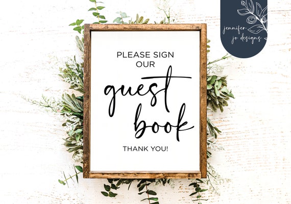 Please Sign Our Guest Book Svg Wedding Decor Svg Wedding - Etsy