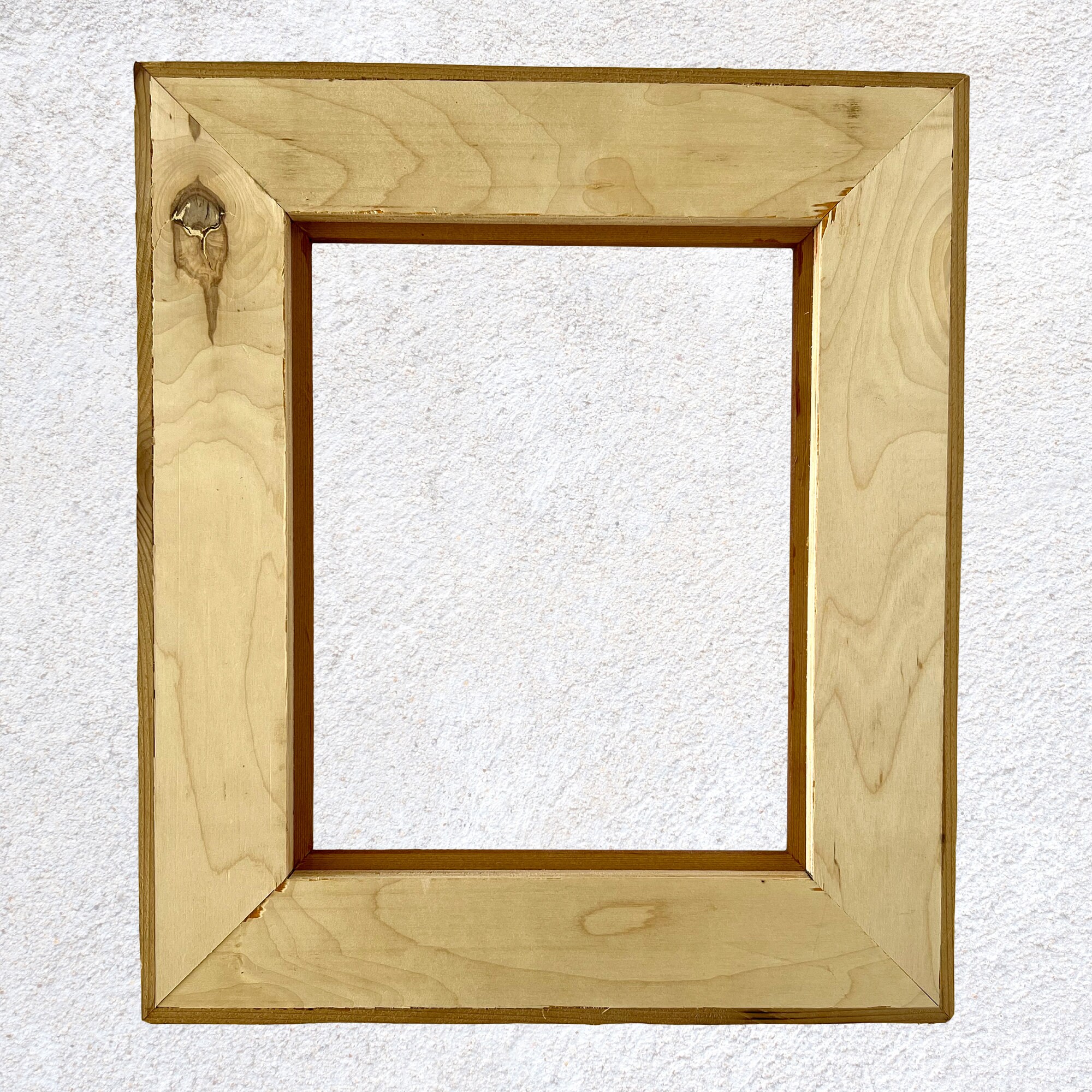 Rustic Reclaimed Wood Picture Frame: Farmhouse Inset Trim, Handmade - Etsy