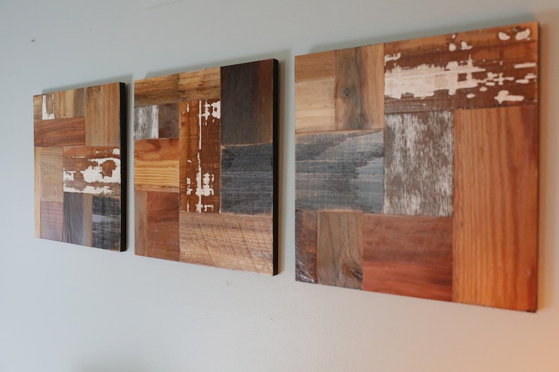 Fractured Wood Wall Art/rustic Wall Art/abstract Wall Art - Etsy