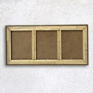 Barnwood Style Rustic Wood Multi-photo Frame, Rustic Wall Decor, Family ...