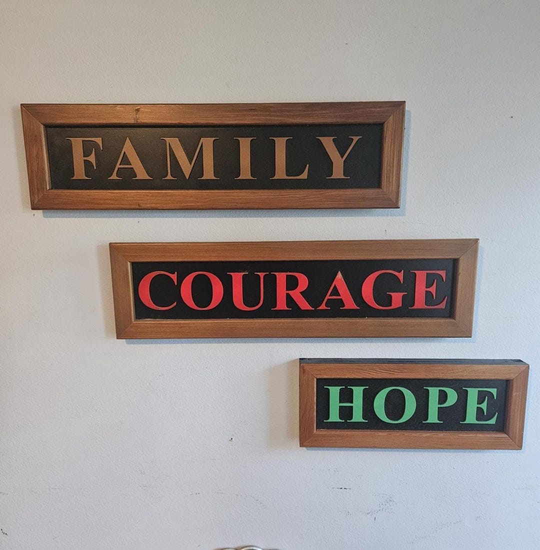 Custom Reclaimed Wood Signs 3" Letters With Your Text and Color - Etsy