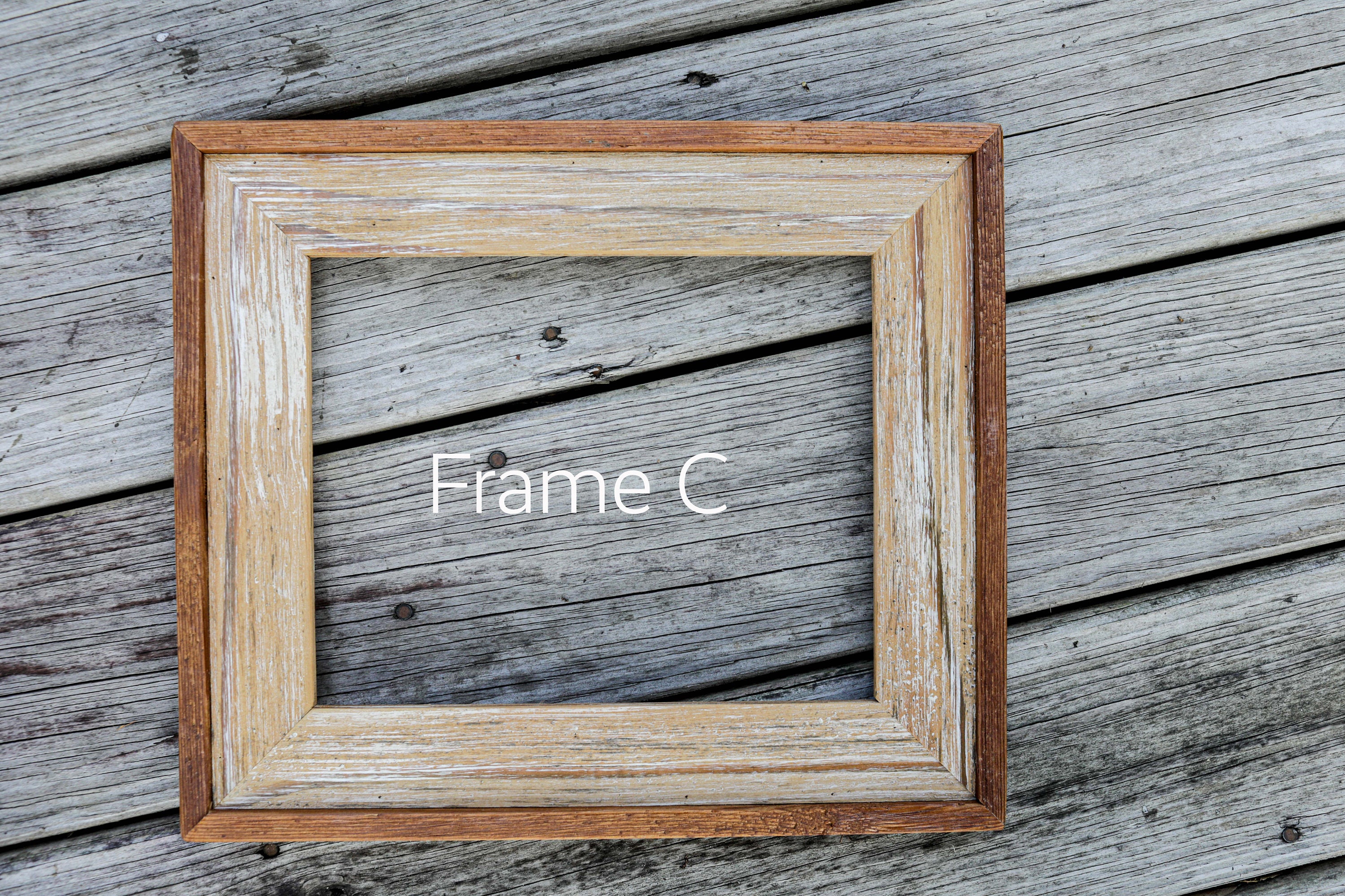 Rustic Wooden Frame RECLAIMED WOOD FRAMES Western Frame | Etsy