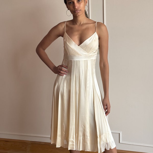 Sheer Silk Dress White - Etsy