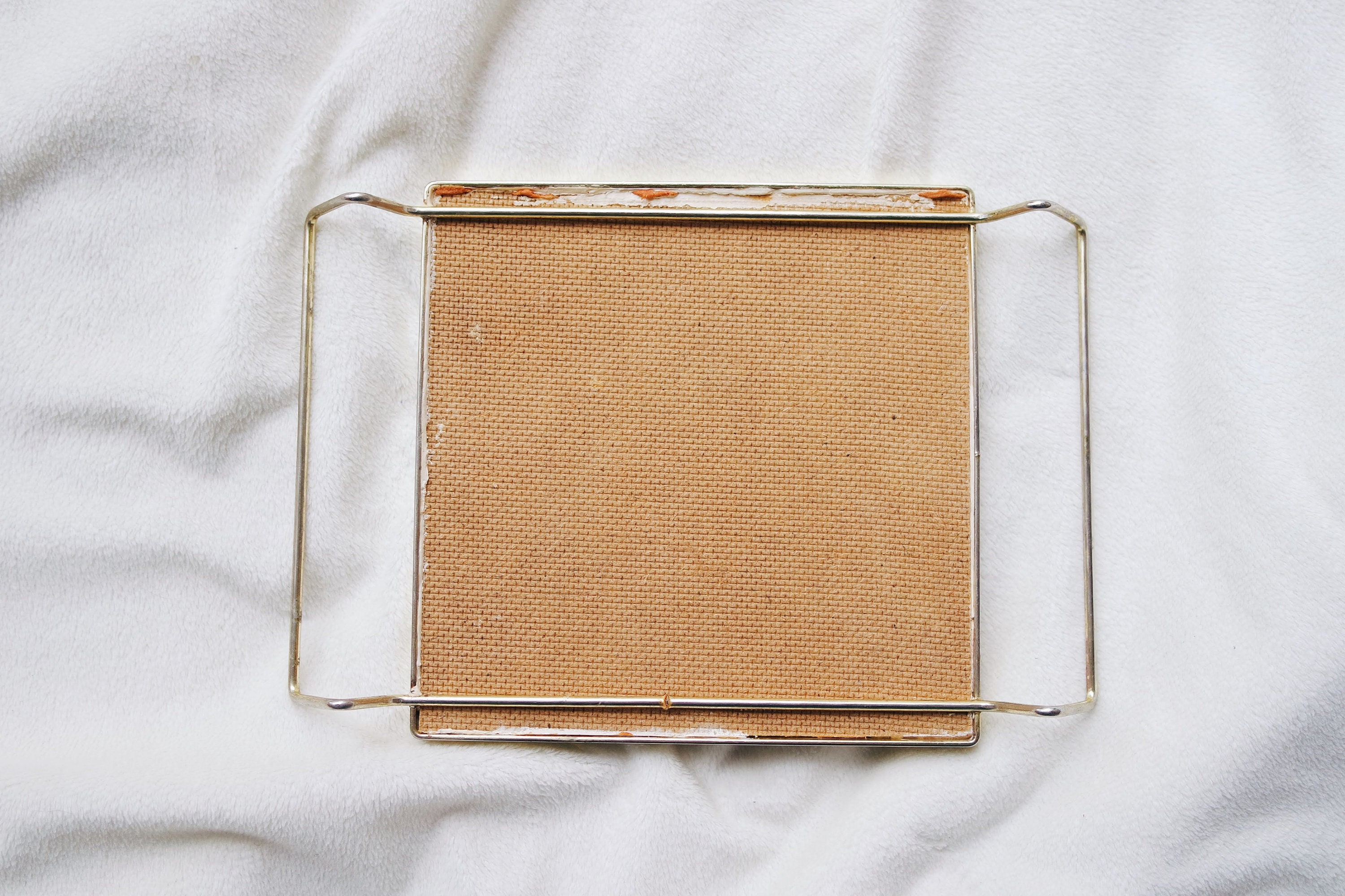 Mid Century Mosaic Tile Trivet With Metal Handles | MCM Multi Colored ...