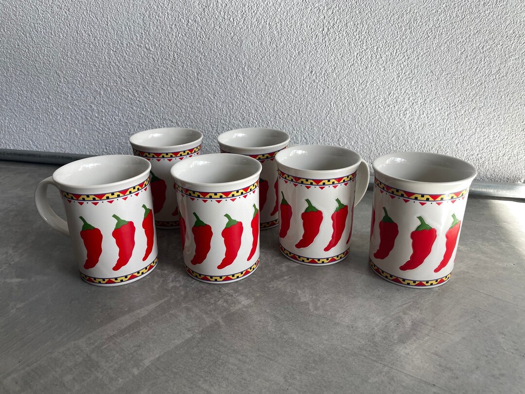 Vintage Otagiri Japan Chili Pepper Coffee Mug | Design by Maryann Baker ...