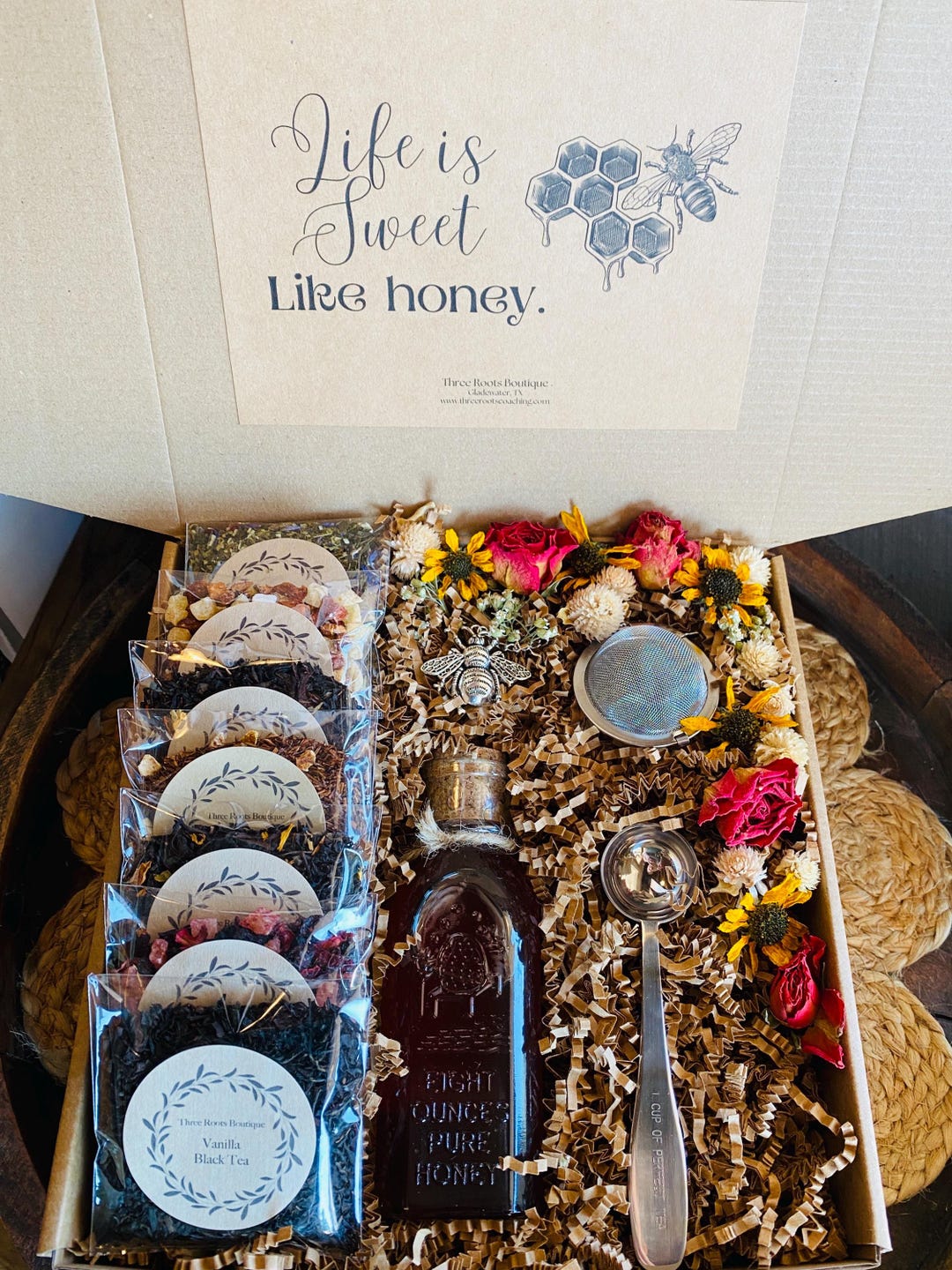 Tea & Bee Lover Gift Box - Etsy