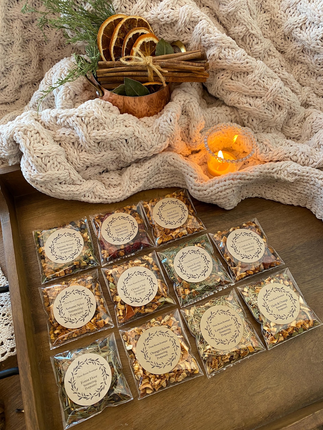 Simmering Potpourri Mini Sample Bag: Natural Aromatherapy Blends - Etsy