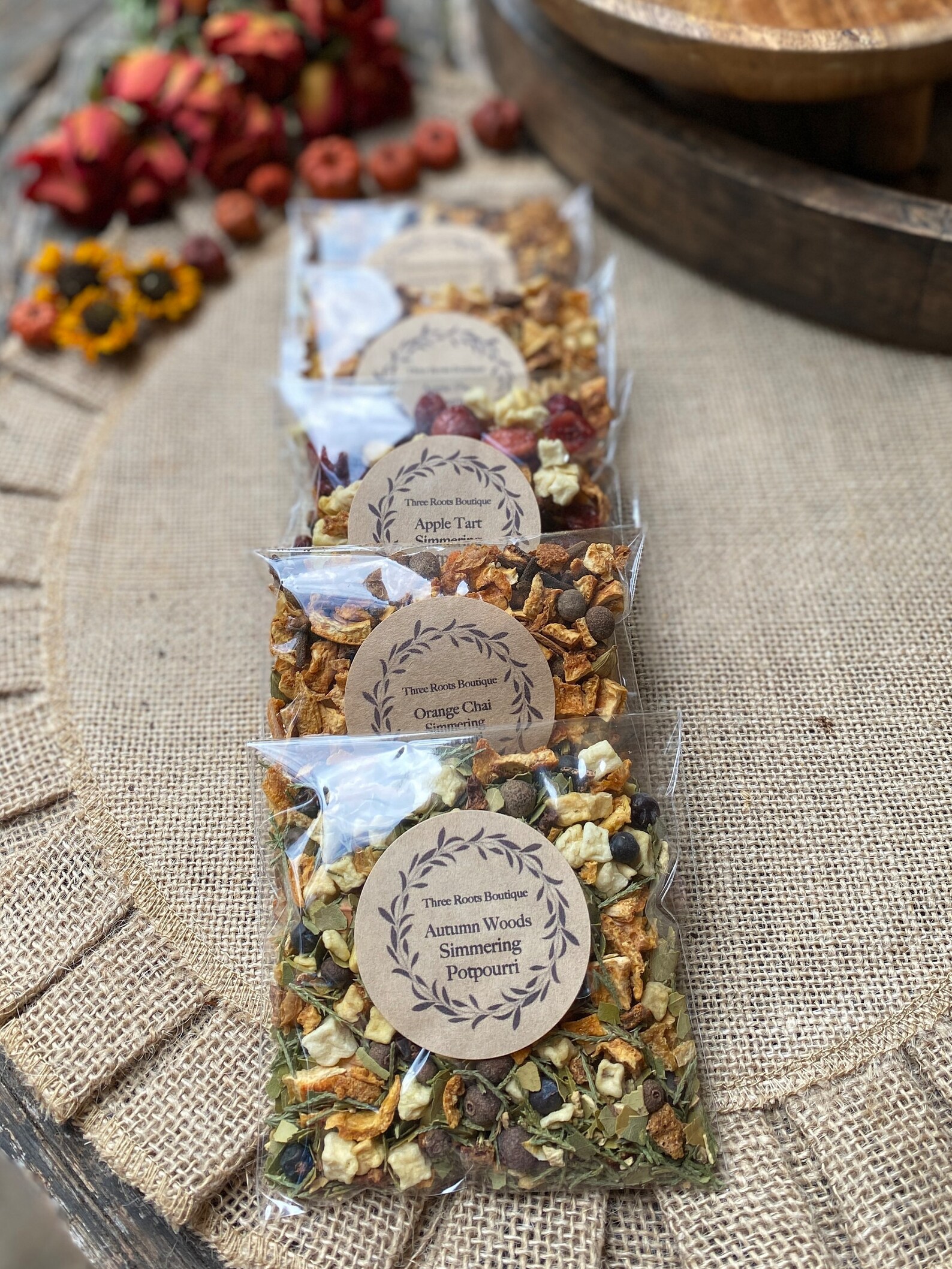 Set of 5 Simmering Potpourri in Bags - Etsy