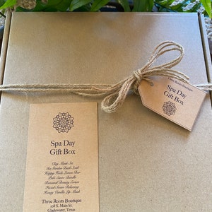 Spa Day Gift Box - Etsy