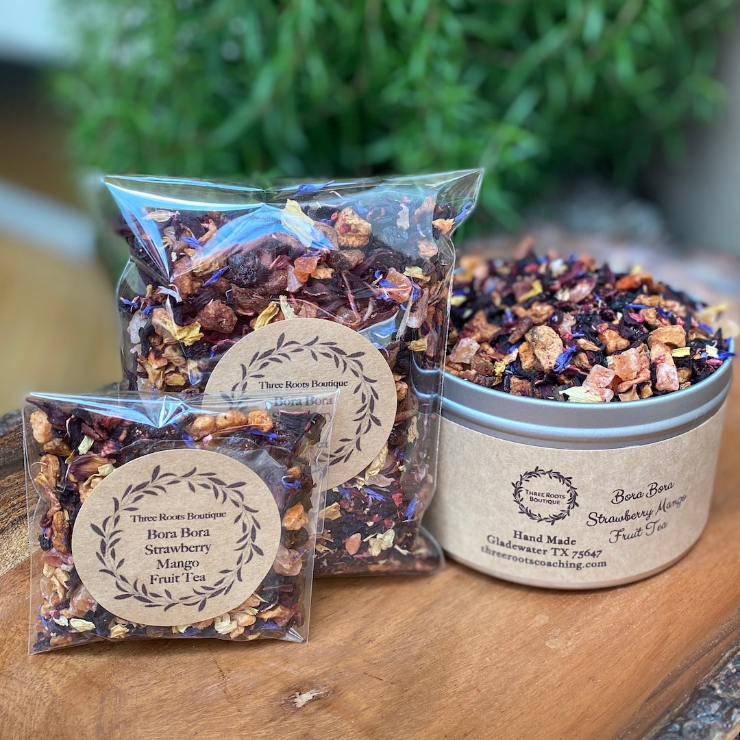 Bora Bora Strawberry Mango Fruit Tea - Etsy