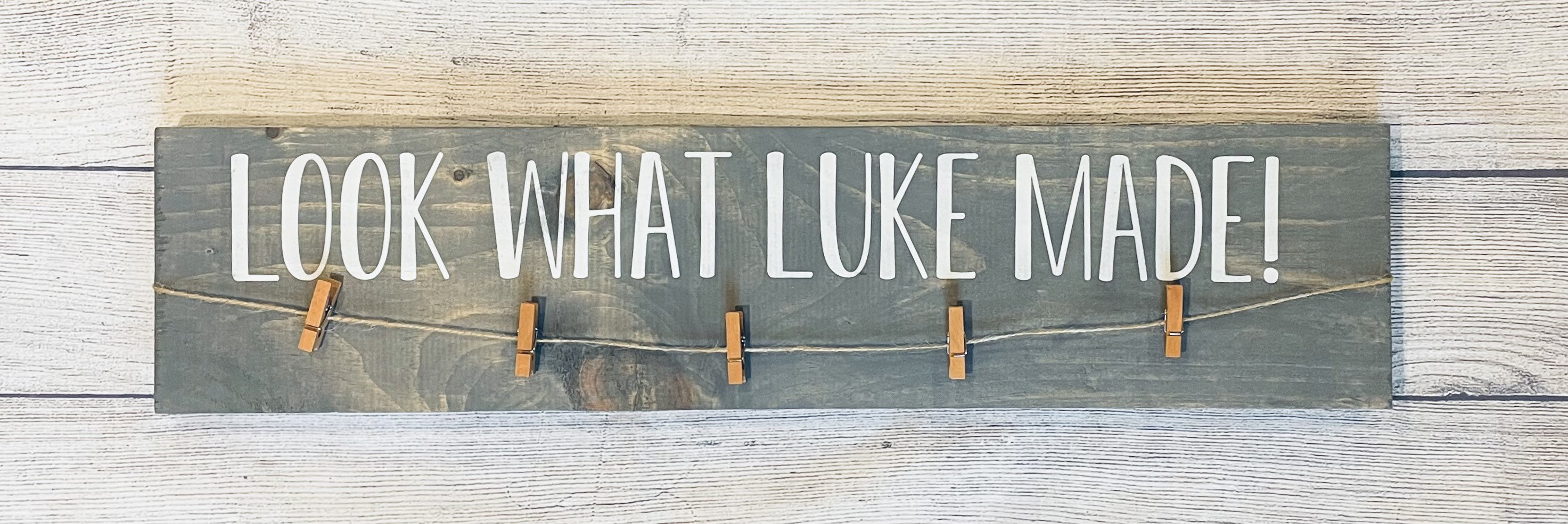 Artwork Display Look What I Made Painted Sign Artwork - Etsy