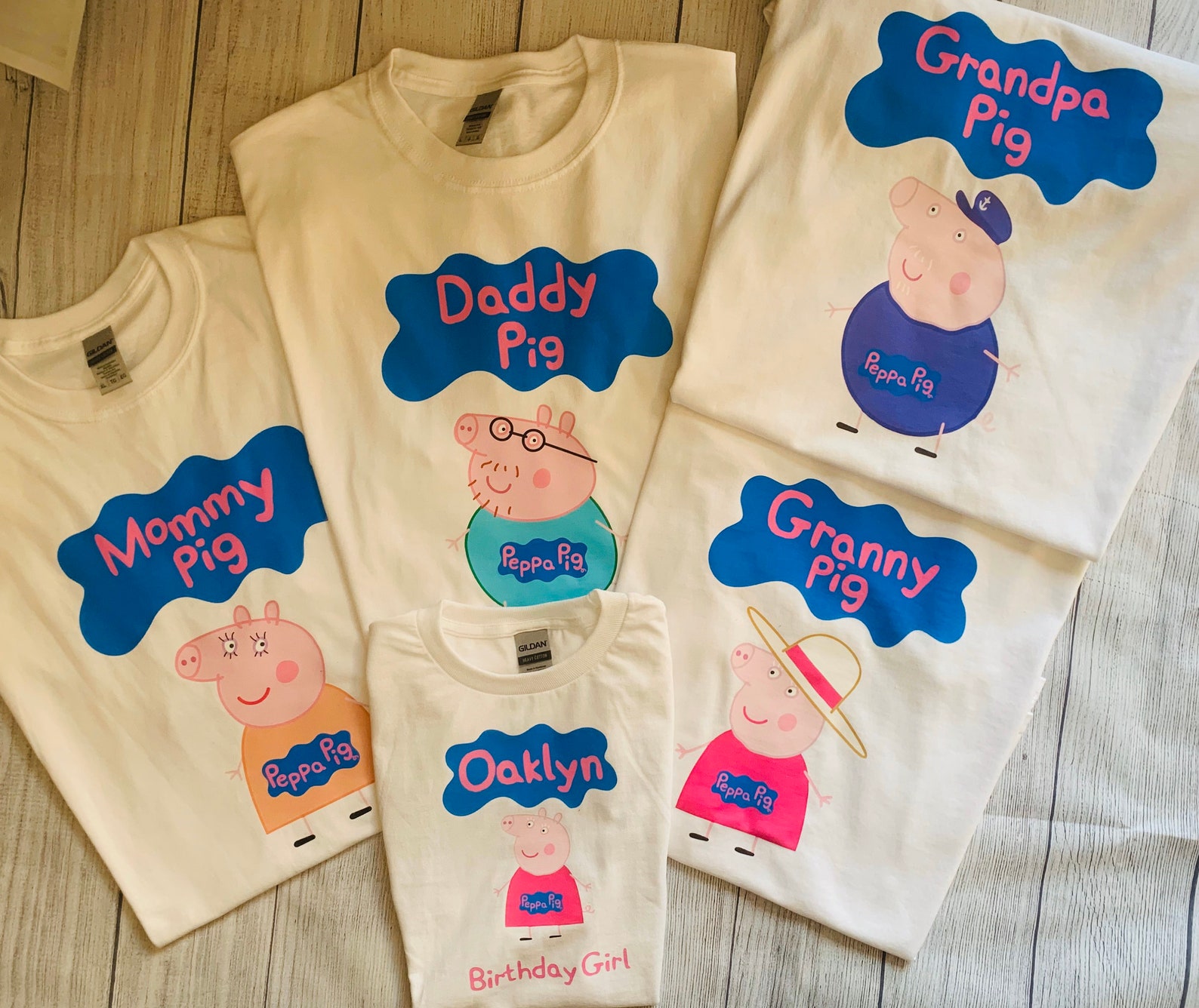 Daddy Pig Shirt Peppa Pig Birthday Shirt Peppa Pig Custom - Etsy