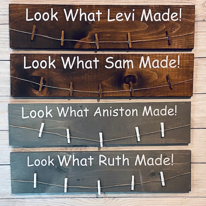 Kids Artwork Hanger - Etsy