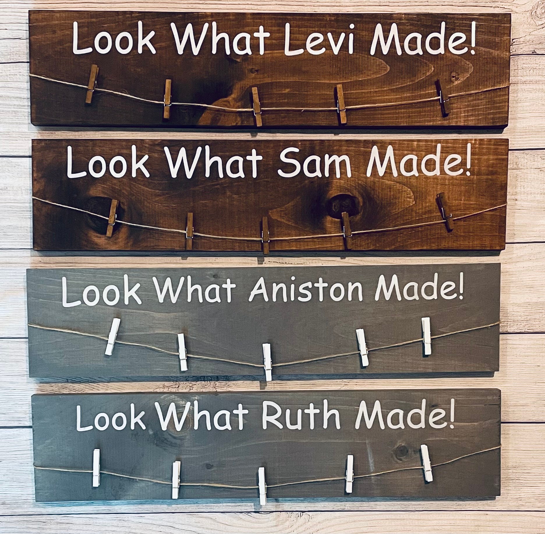 Artwork Display Look What I Made Painted Sign Artwork - Etsy