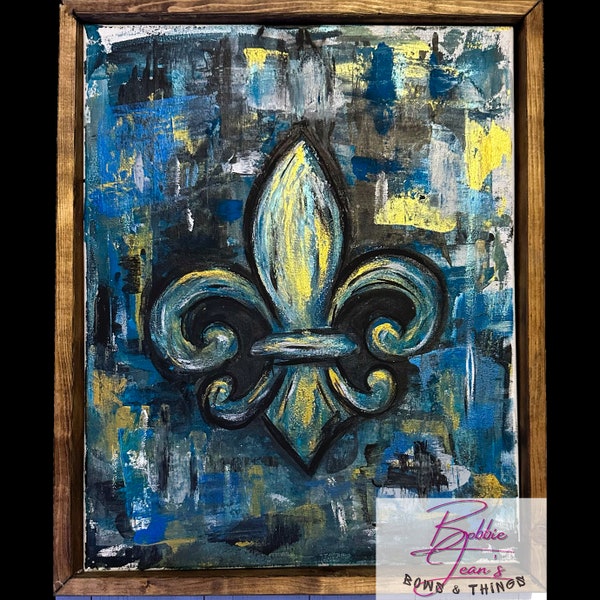 Blue Fleur De Lis - Etsy