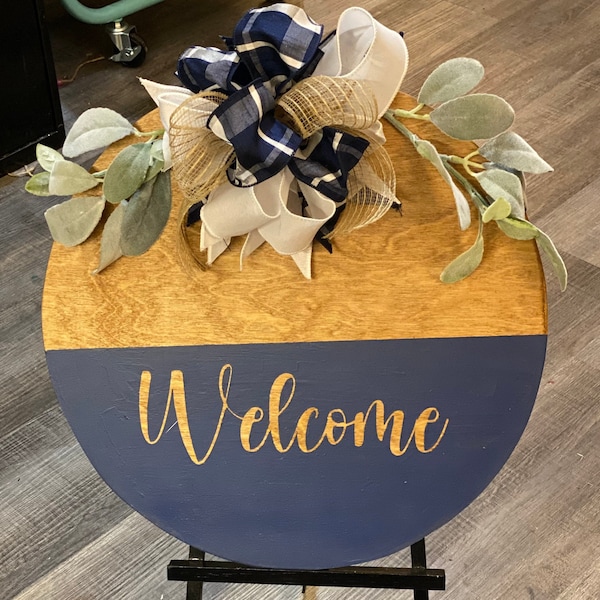 Navy Farmhouse Sign - Etsy