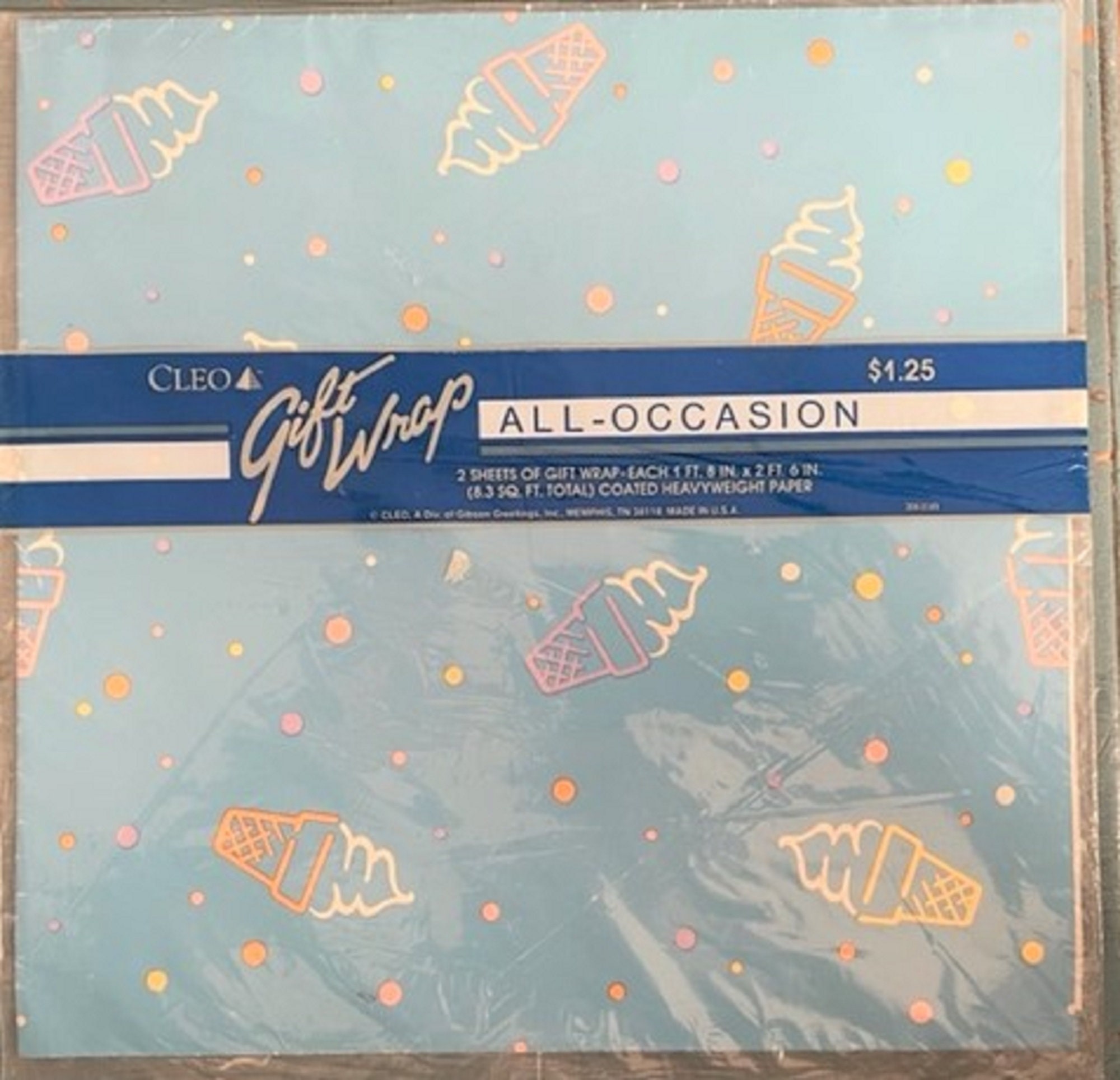 16 Sheets 1980s WRAPPING PAPER Novelty Designs Kids Children Toys Play ...