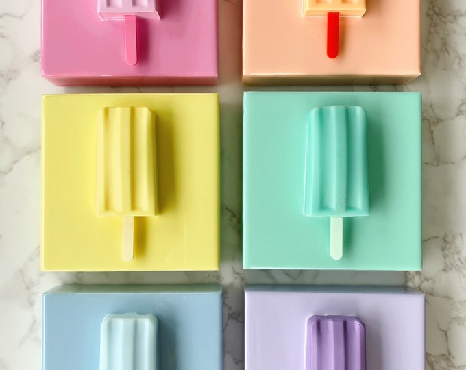 Rainbow Popsicle Painting, Pop Art Popsicle Wall Hanging - Etsy