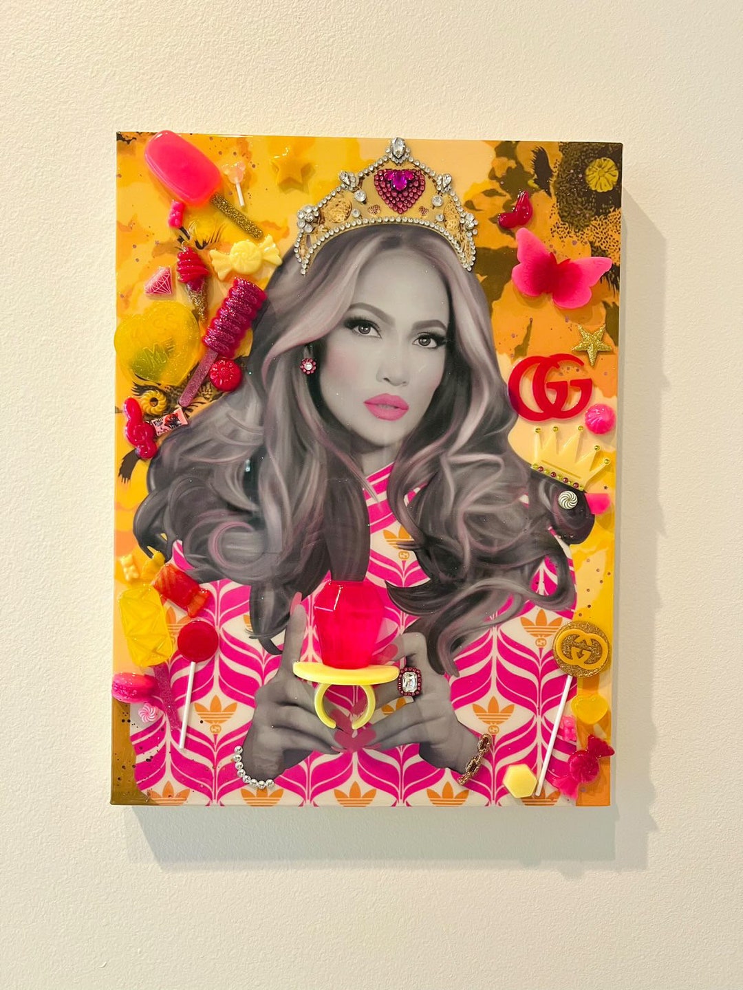 Jlo, Pop Art, Ring Pop Wall Hanging - Etsy