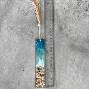 Ocean Bookmark Bookmarks Resin Bookmark | Etsy