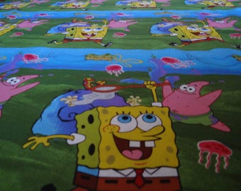 Spongebob fabric | Etsy