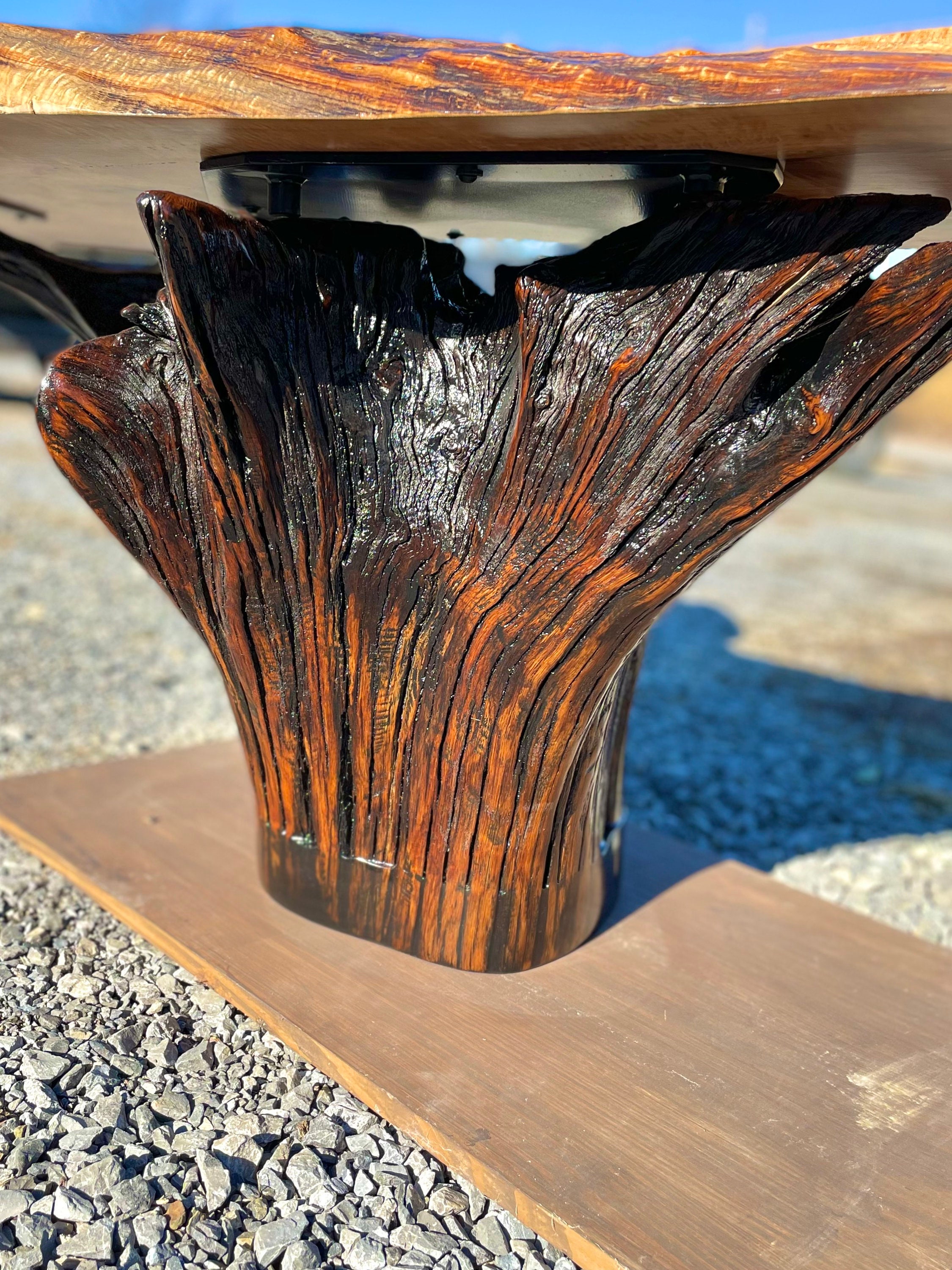 Contemporary Coffee Table (74”x48”x29”), Handmade Coffee Table, Unique ...