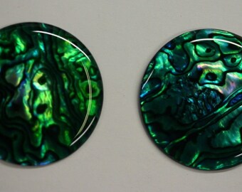 Bright Blue Green Paua Shell Victorian Bookmark | Etsy