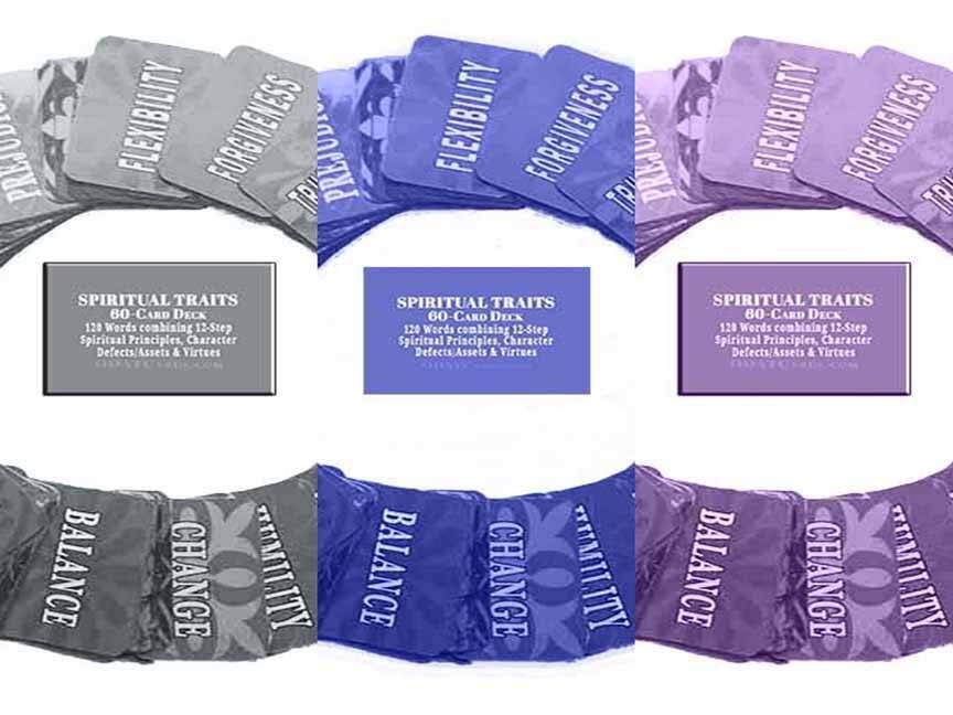 Spiritual Trait Cards for 12-step Recovery-na AA Al-anon, OA - Etsy