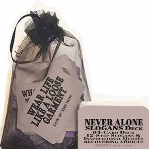 Narcotics Anonymous Slogan Cards: 12-step Recovery, Inspirational ...