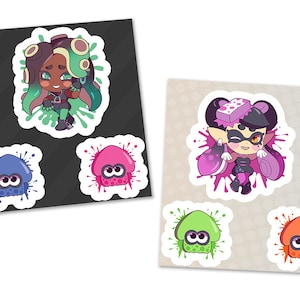Splatoon Sticker Sheets - Etsy