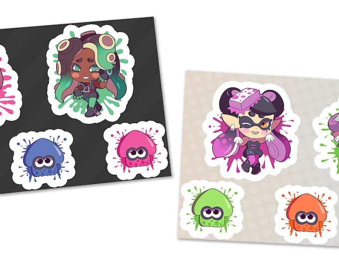 Splatoon Sticker Sheets - Etsy