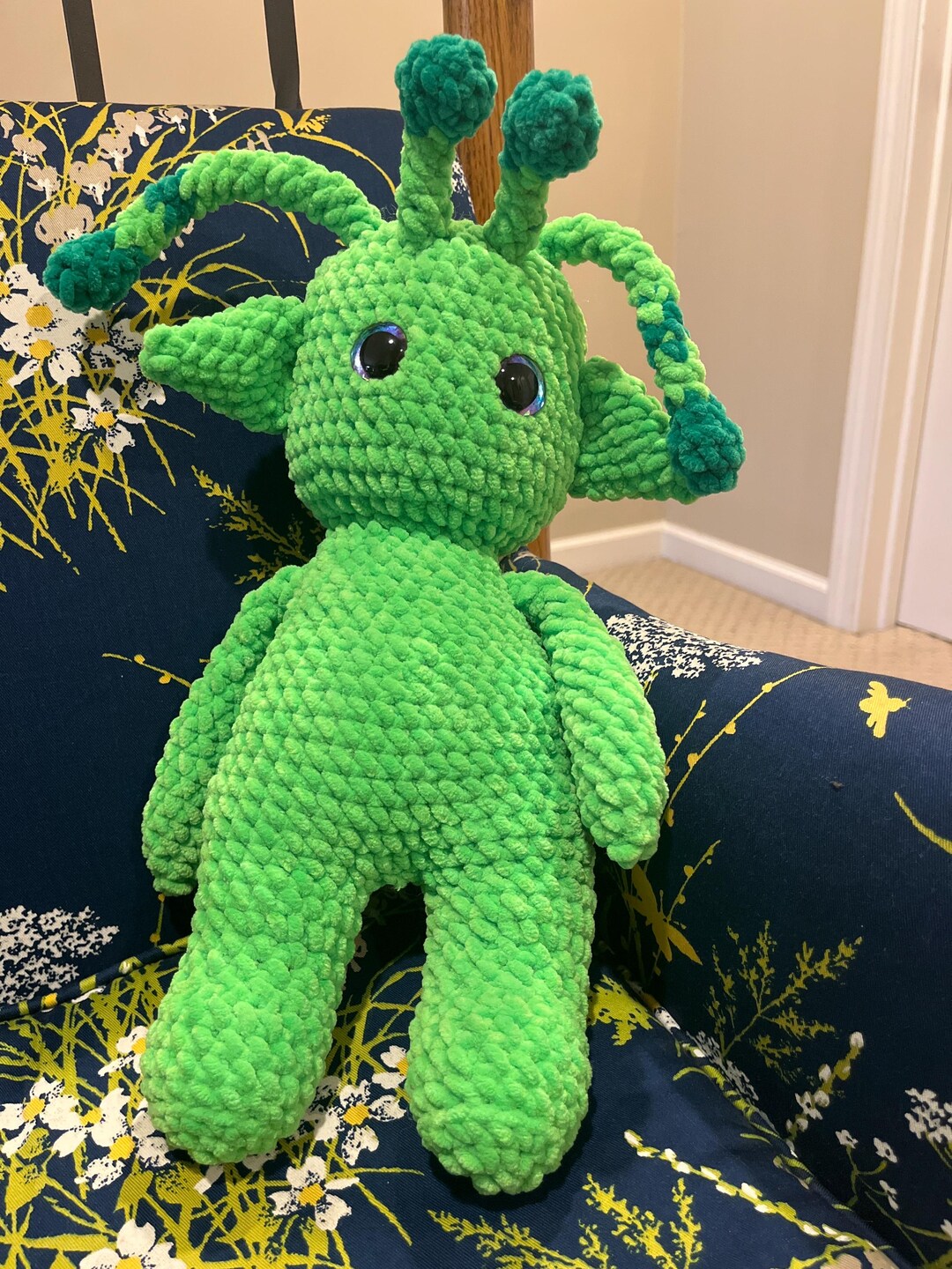 Cosmo Alien, Large Green Alien Plushie - Etsy