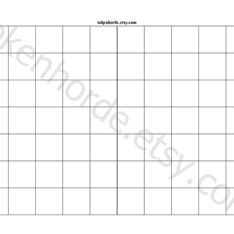 Dnd Grid Paper - Etsy