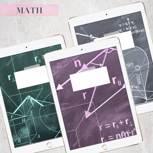 Math Notebook Template - Etsy