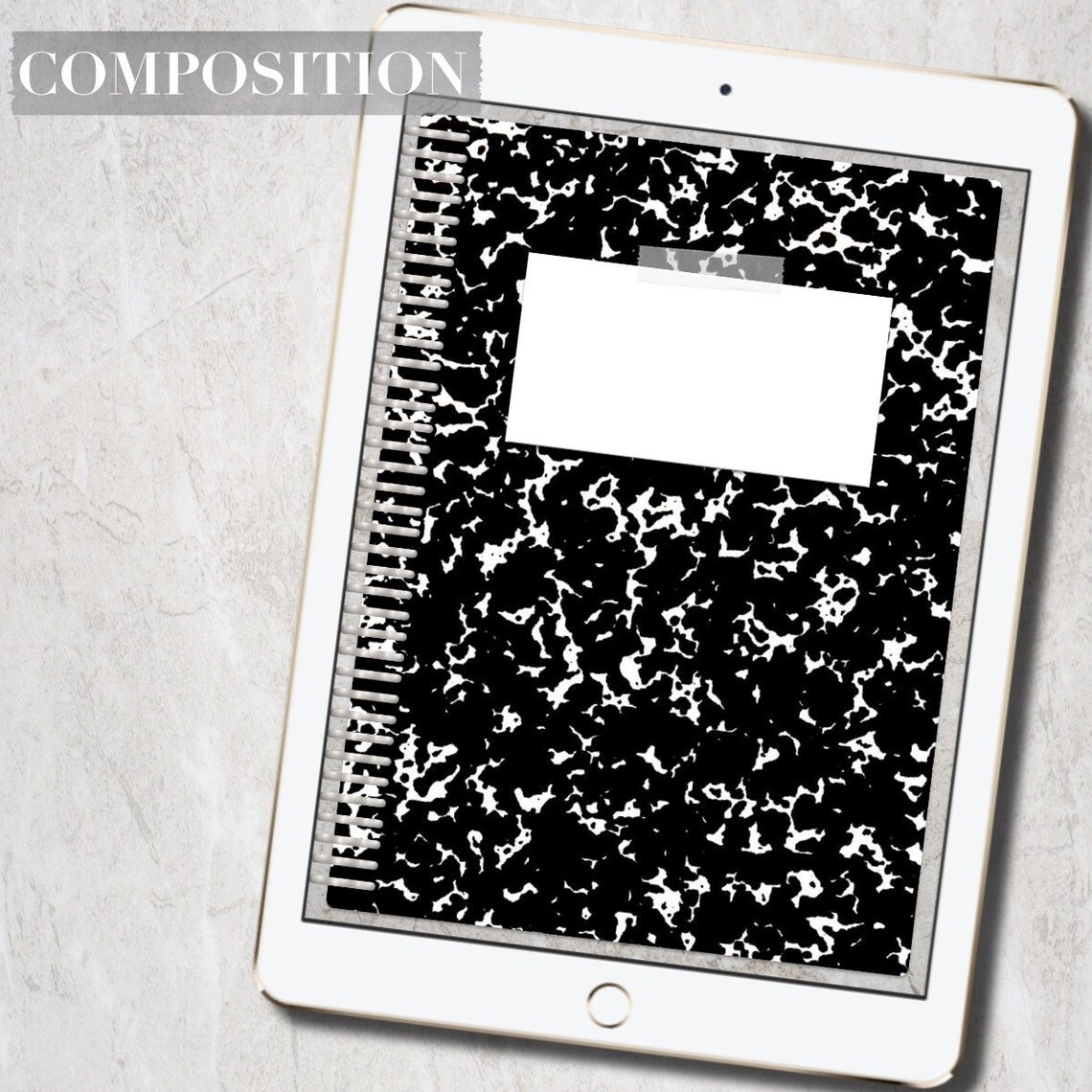 COMPOSITION Digital Dotted Notebook 20 Pages Goodnotes iPad - Etsy