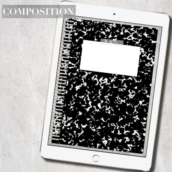 COMPOSITION Digital Dotted Notebook 20 Pages Goodnotes Ipad | Etsy