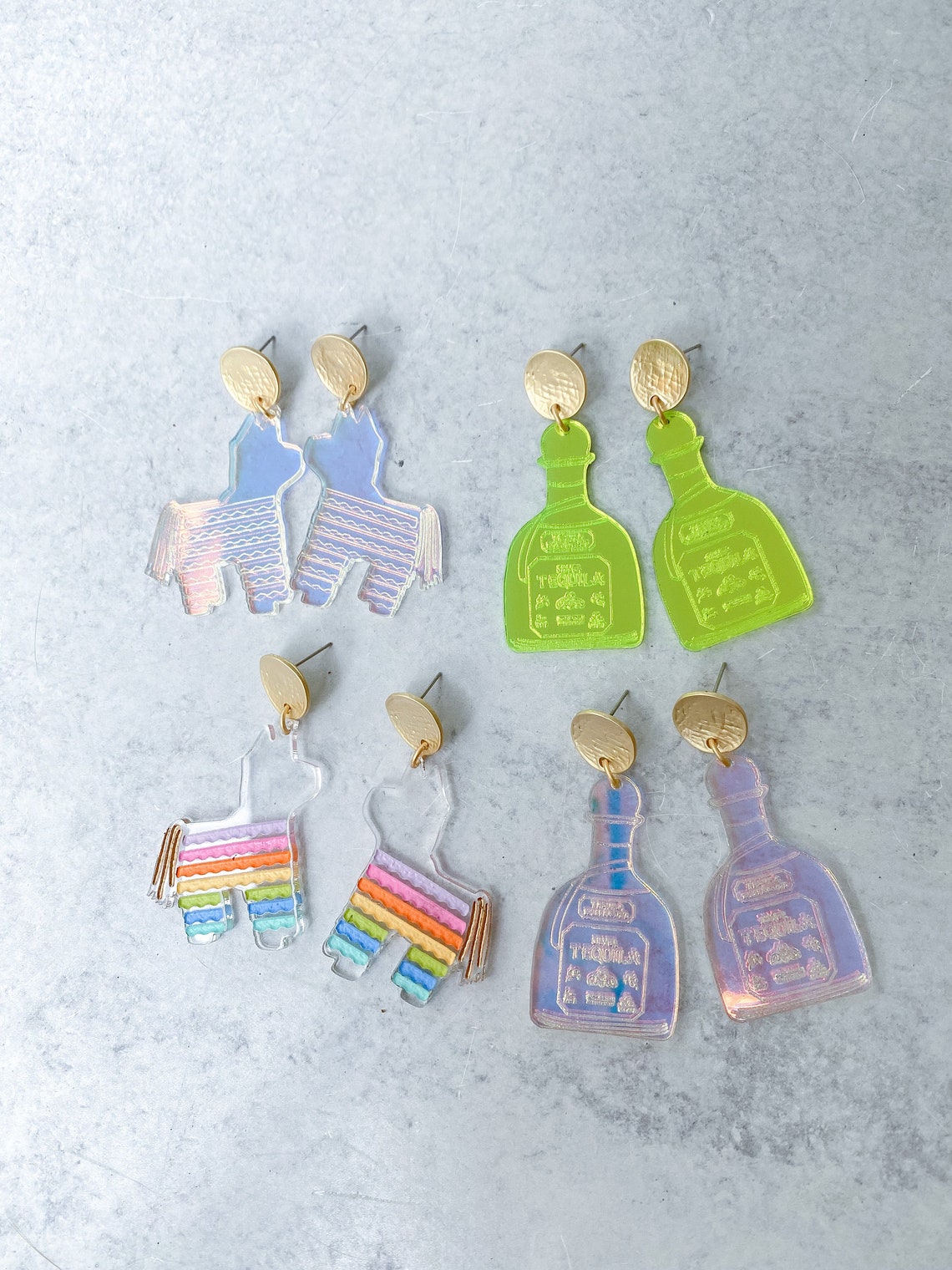 Tequila Bottle Earrings - Etsy