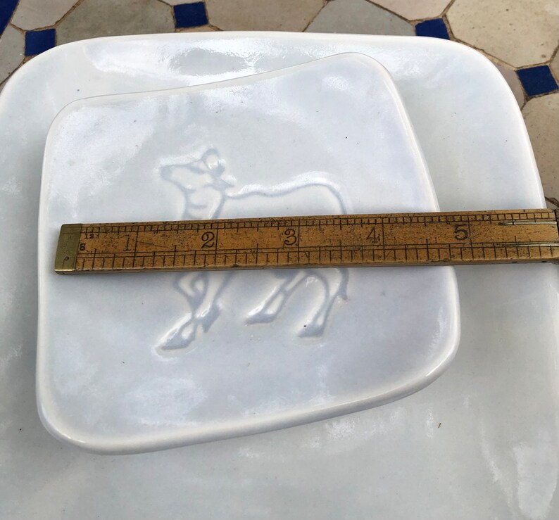 Set of 3 Platters, Indian Cow Block Print, Serving Platters, Nesting ...