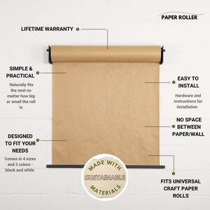Wall Mounted Paper Roller Dispenser - Etsy