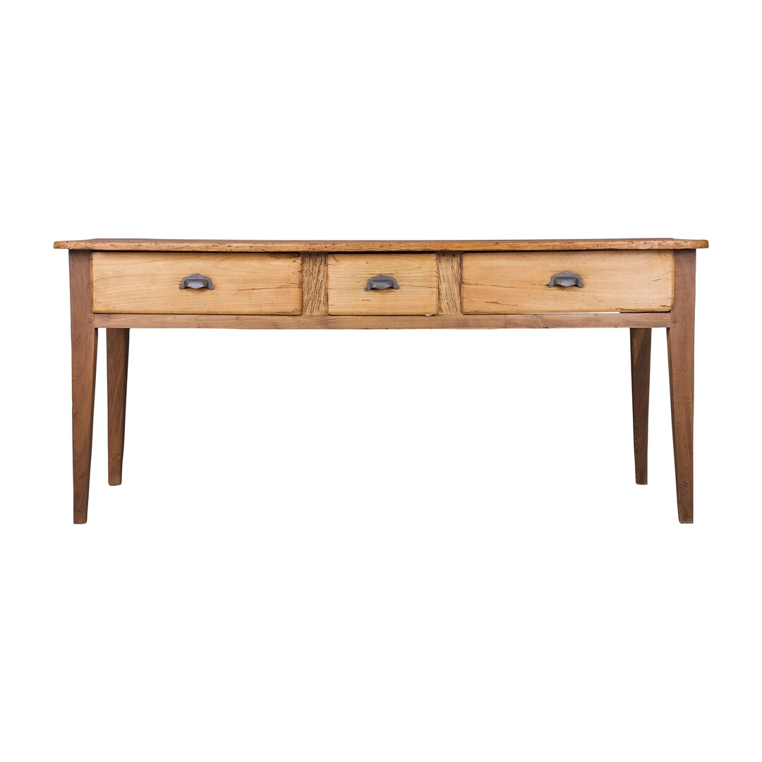 Antique Country French Farmhouse Mixed Wood Rustic Table - Etsy