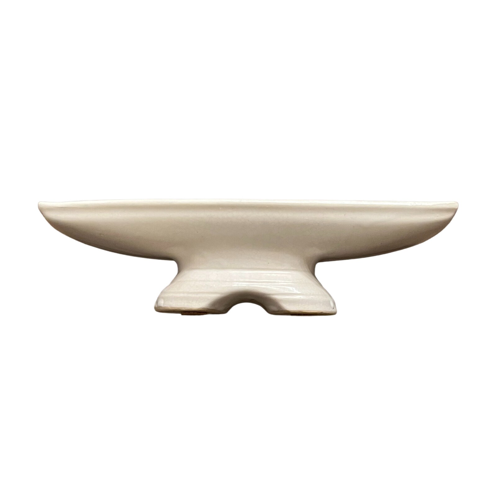 Vintage Cream Pottery Planter Art Deco Rectangular Footed - Etsy