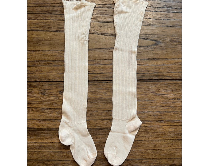 Antique 1890s Edwardian Children's Socks Stockings, Shabby Feminine ...