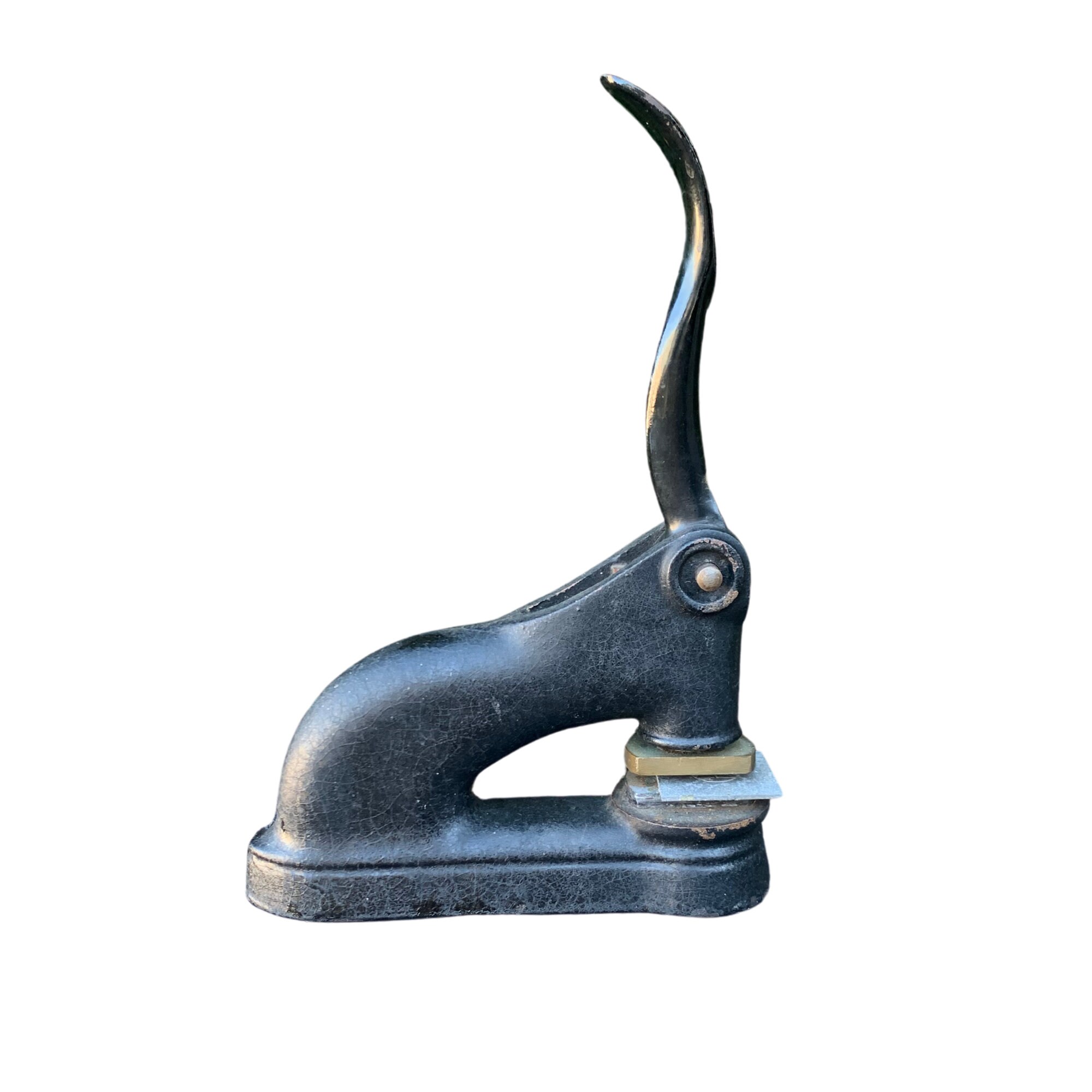 1930s Cast Iron Stamp Embosser Stamp Press Seal Heavy | Etsy