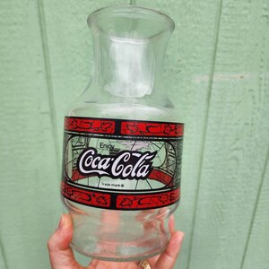 Coca-cola Godfather's Pizza Glass Pitcher - Etsy