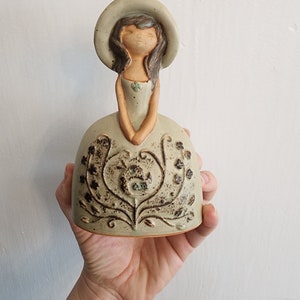 Tucci Japan Lady in Dress and Bonnet Bell - Etsy