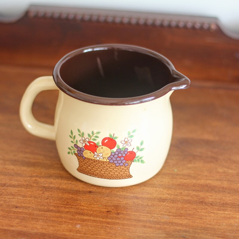 Enamel Pitcher - Etsy