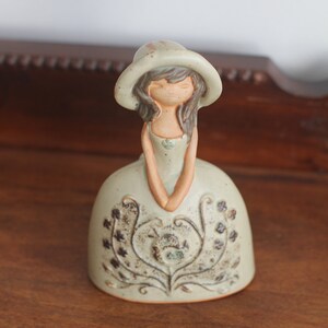Tucci Japan Lady in Dress and Bonnet Bell - Etsy